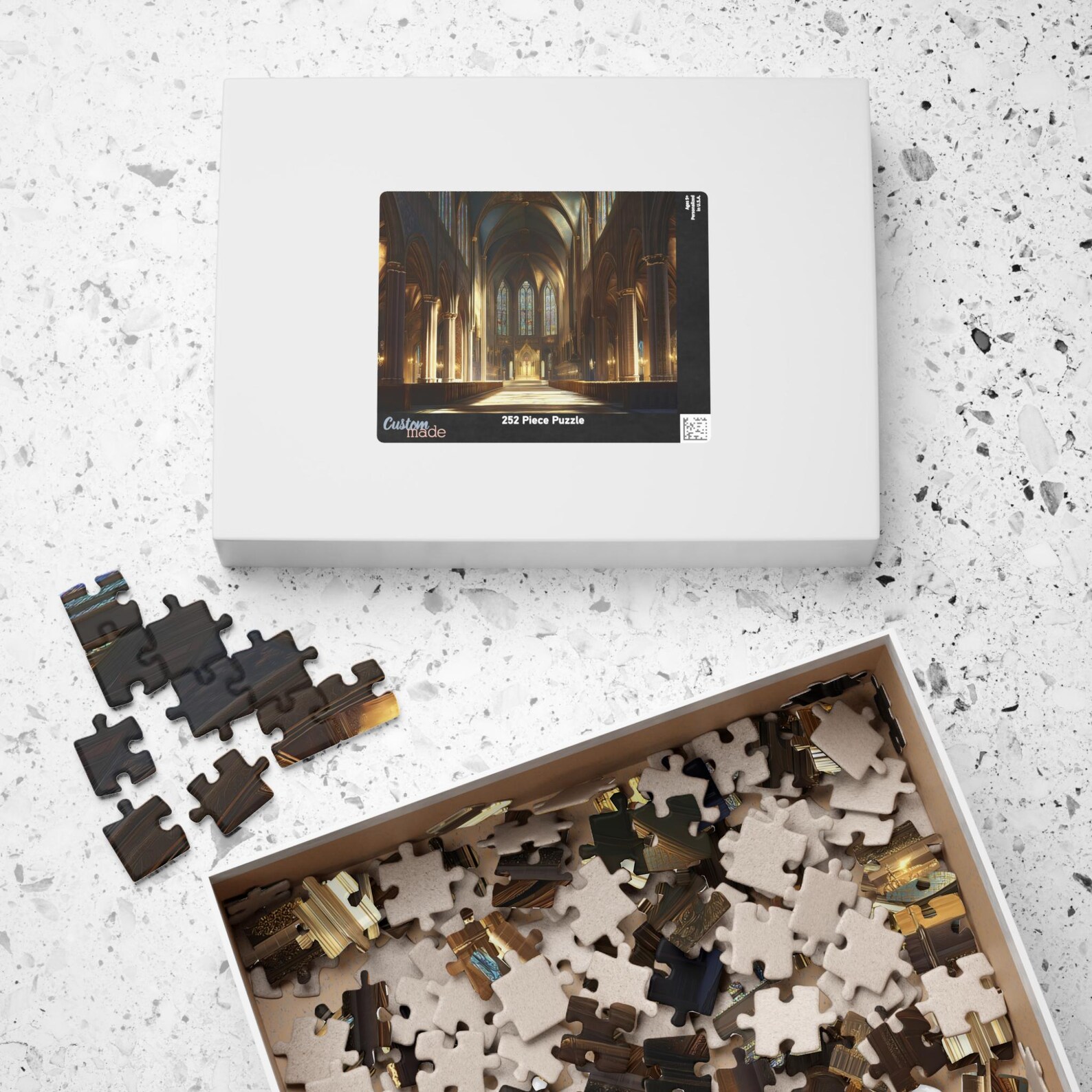 Notre Dame Cathedral Jigsaw Puzzle - Beautiful Gothic Architecture ...