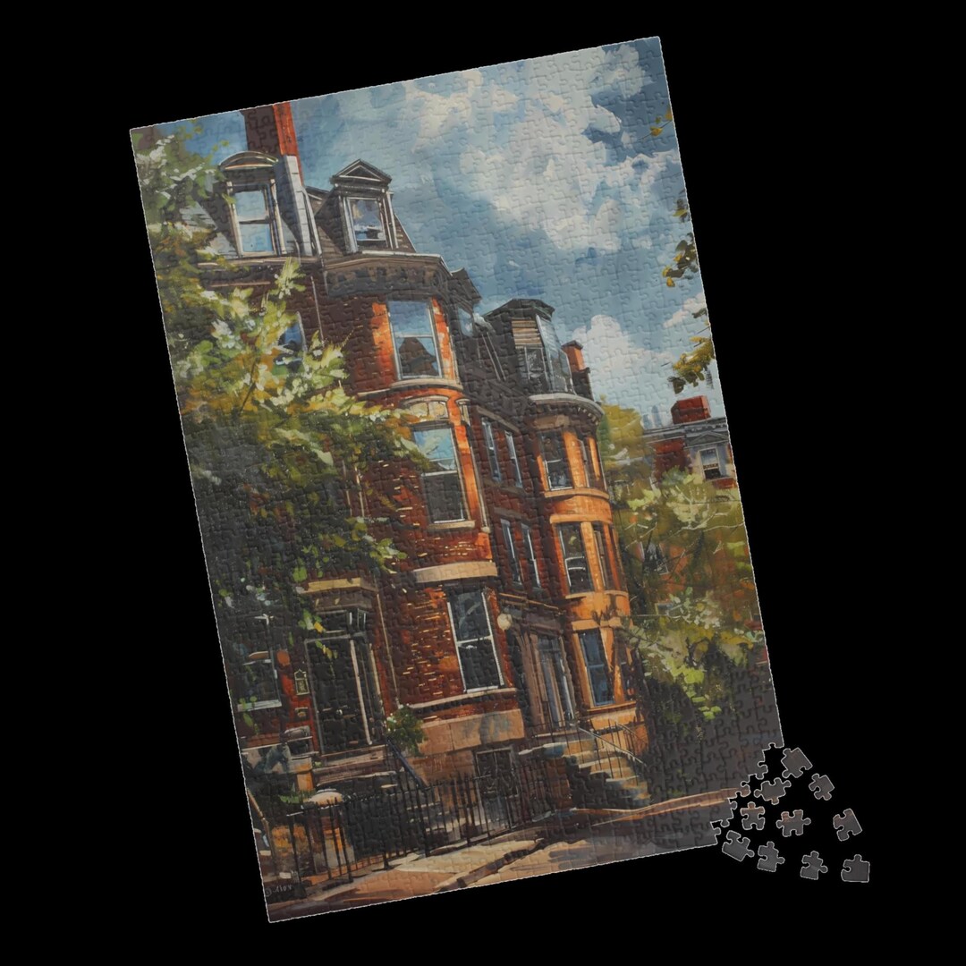 Beacon Hill Boston Jigsaw Puzzle - Historic Boston Puzzle - Charming ...
