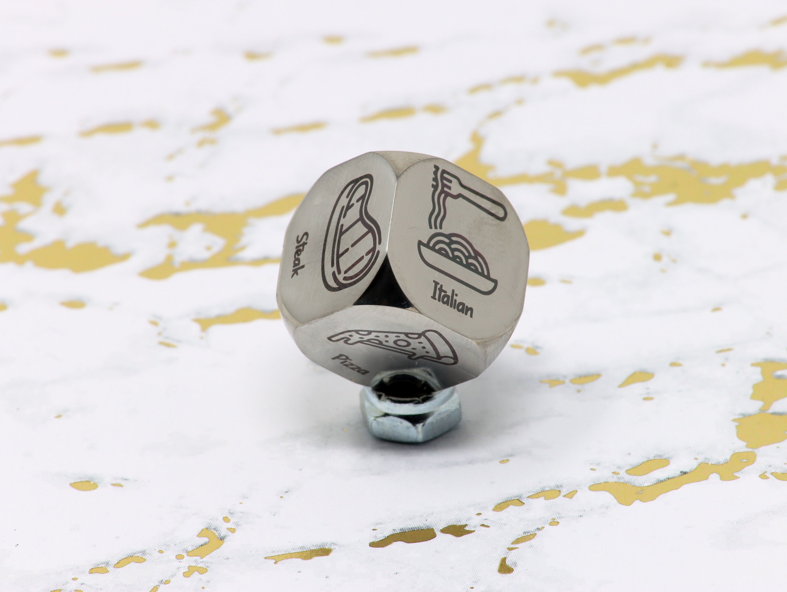 Couples Dinner Date Dice Food Decision Dice Custom Engraved Dice Gifts ...