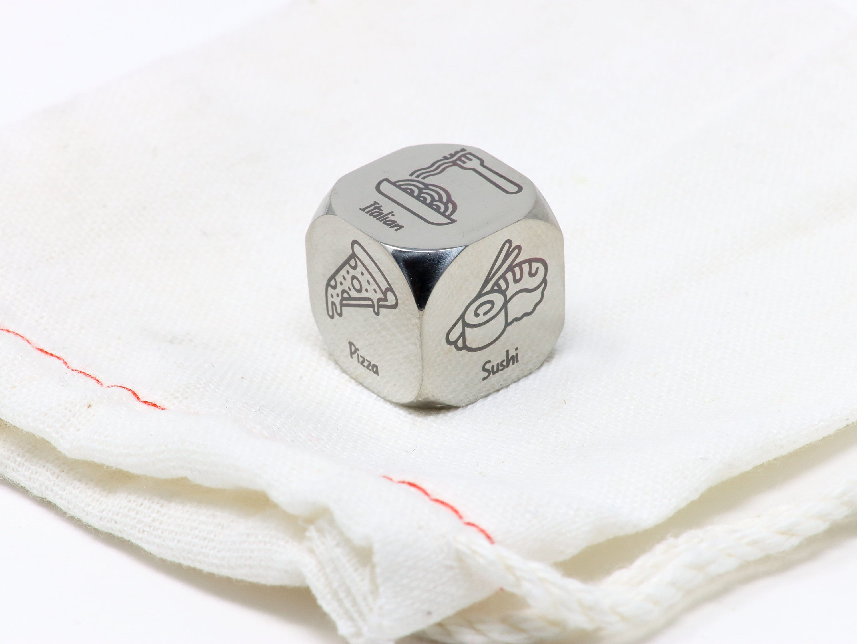 Couples Dinner Date Dice - Food Decision Dice - Custom Engraved Dice ...