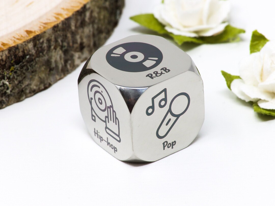 Music Genres Dice - Gift for Music Lovers - Couples Music Selector ...