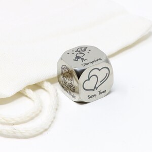 Couples Date Decision Dice - Couples 10th Anniversary Gift - Date Night ...