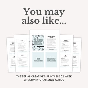 Printable Creativity Affirmation Cards, Creativity Affirmation Cards ...