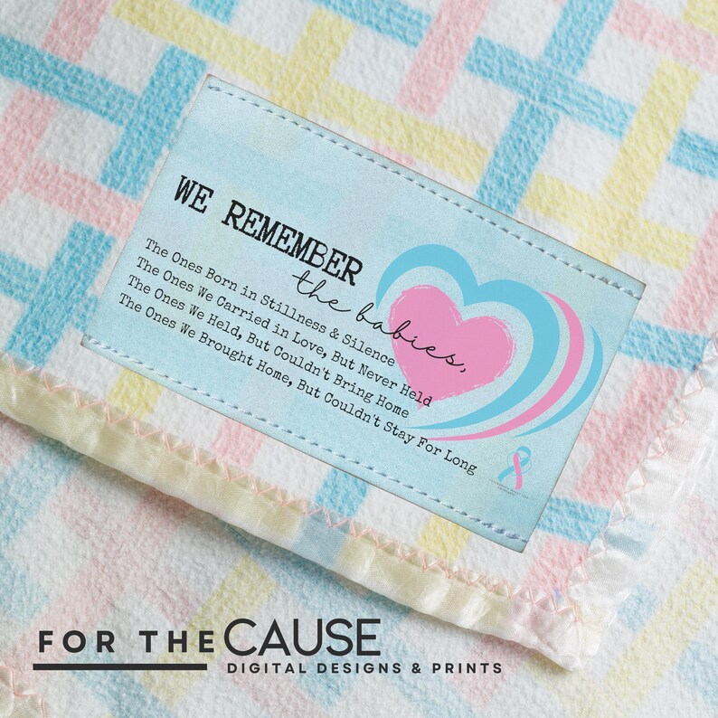 Infant and Pregnancy Loss Awareness PNG SVG | We Remember Babies | Pink ...