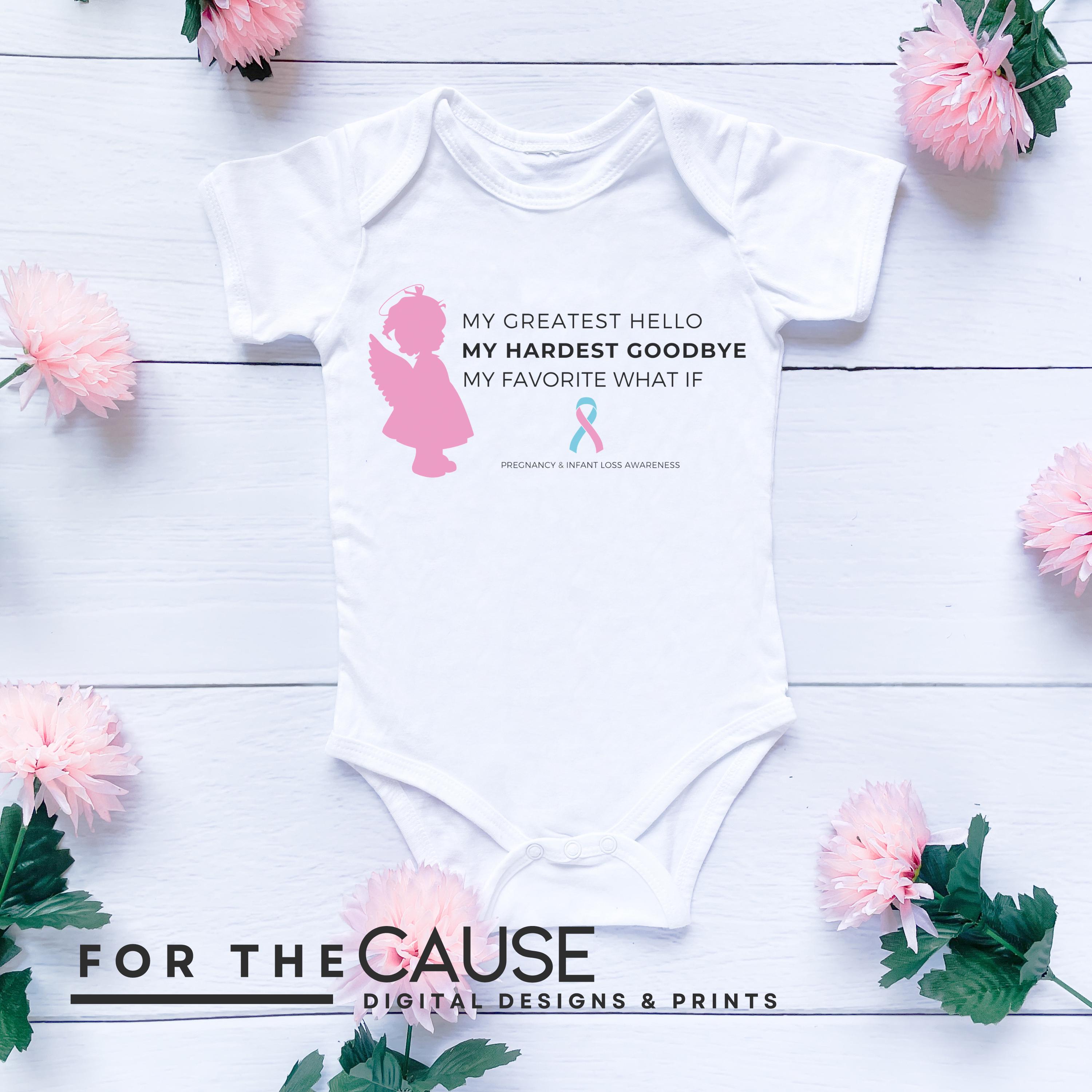Infant and Pregnancy Loss Awareness SVG T-shirt SIDS Awareness SVG ...