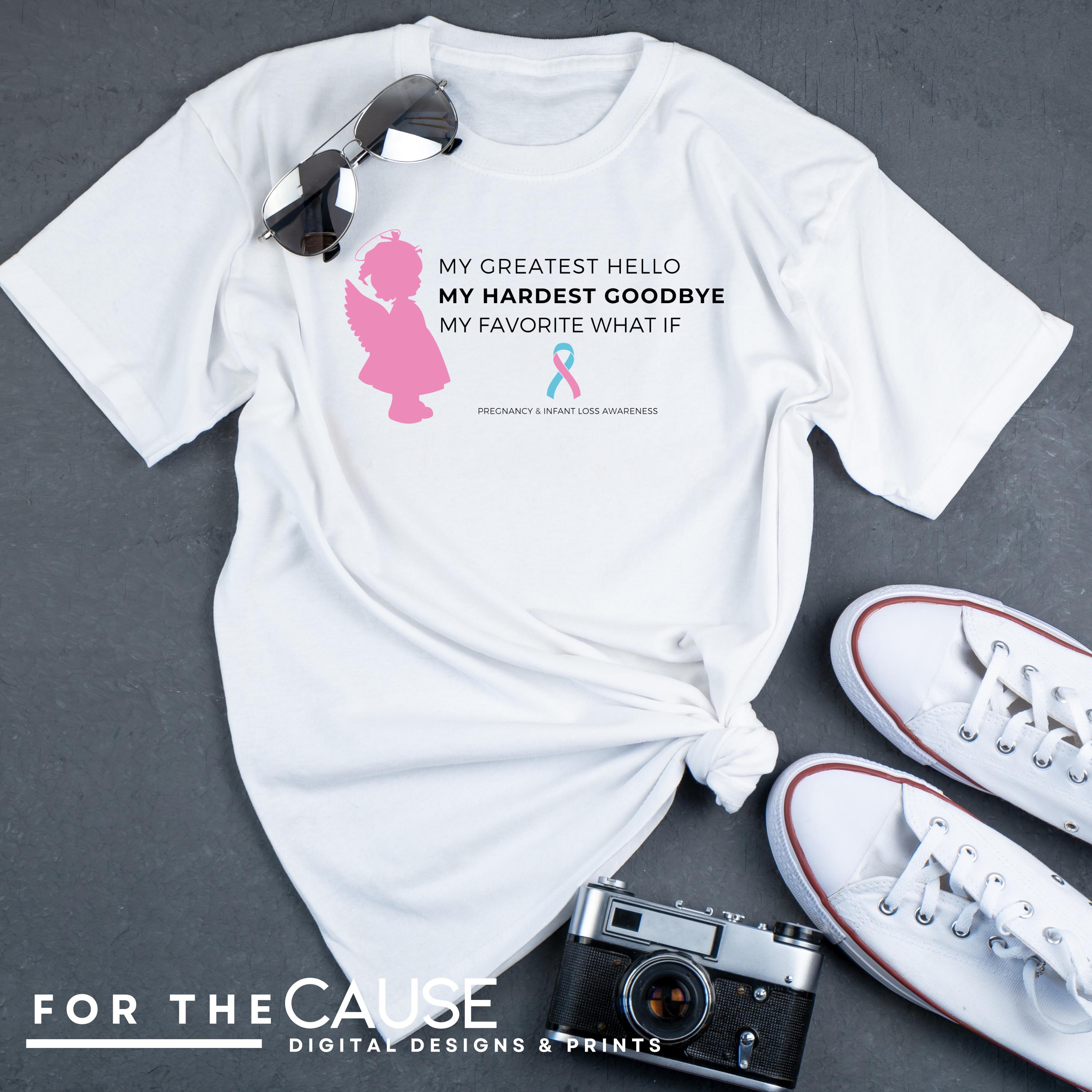 Infant and Pregnancy Loss Awareness SVG T-shirt SIDS Awareness SVG ...