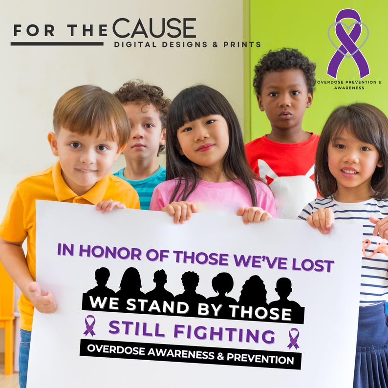 Overdose Awareness PNG Overdose Prevention SVG Drug Overdose Fentanyl ...