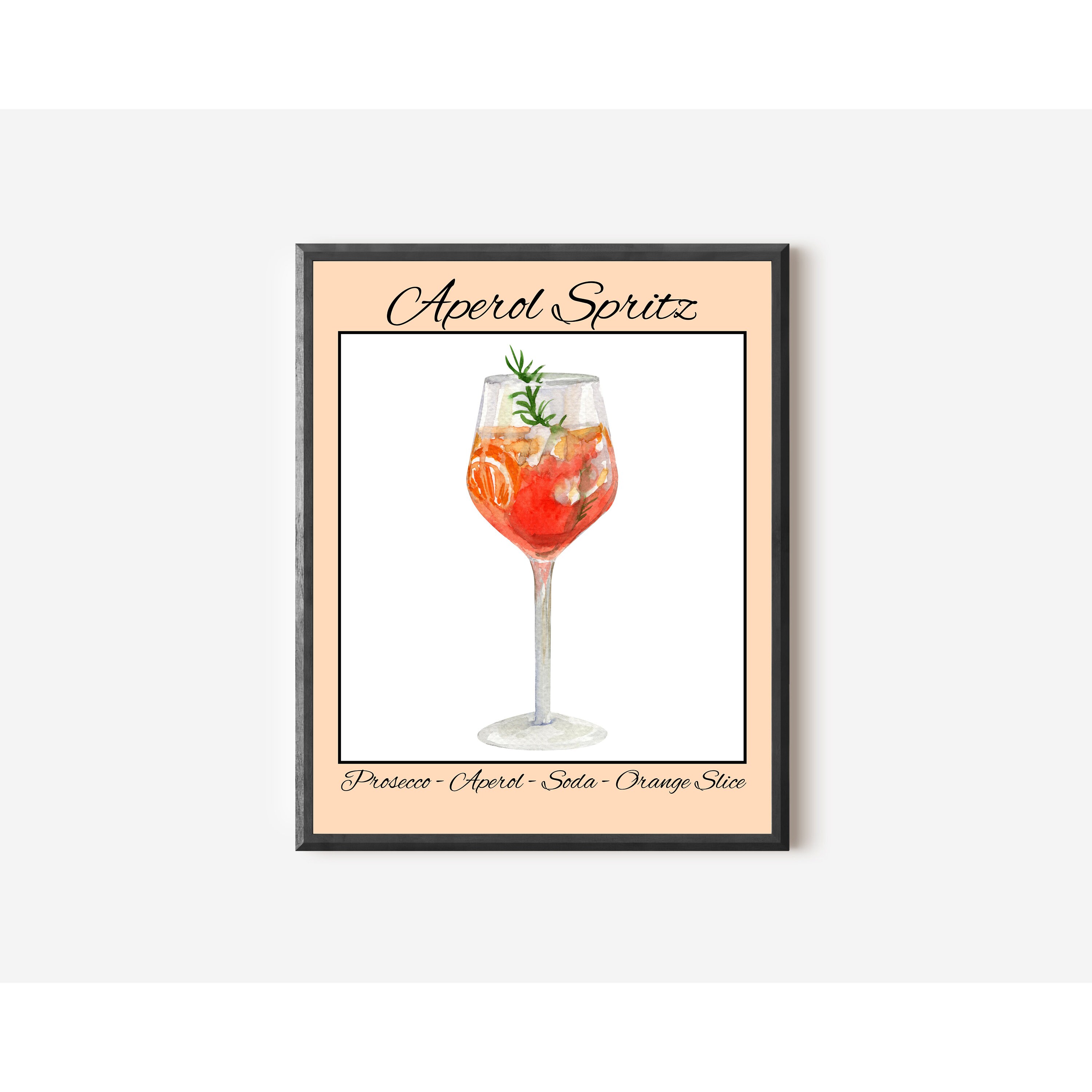 Aperol Spritz Print Aperol Spritz Aperol Spritz Poster Trendy Wall Art ...