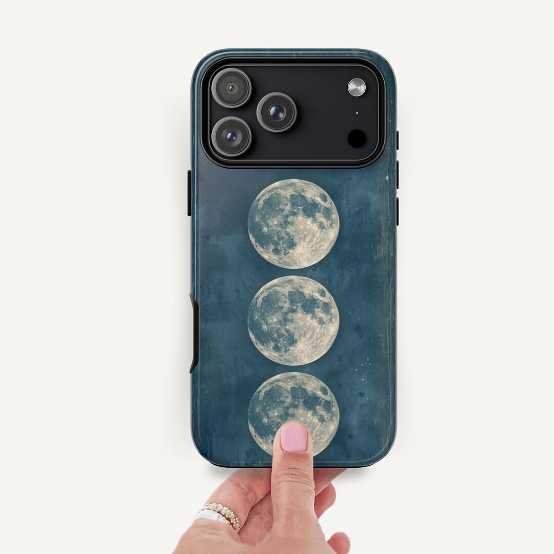 Moon Phases iPhone Galaxy Pixel Case | Celestial Moon Stack, Astrology ...