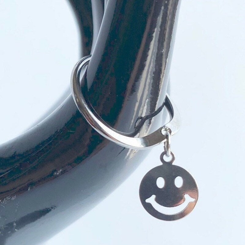 Smiley Face Ring - Etsy