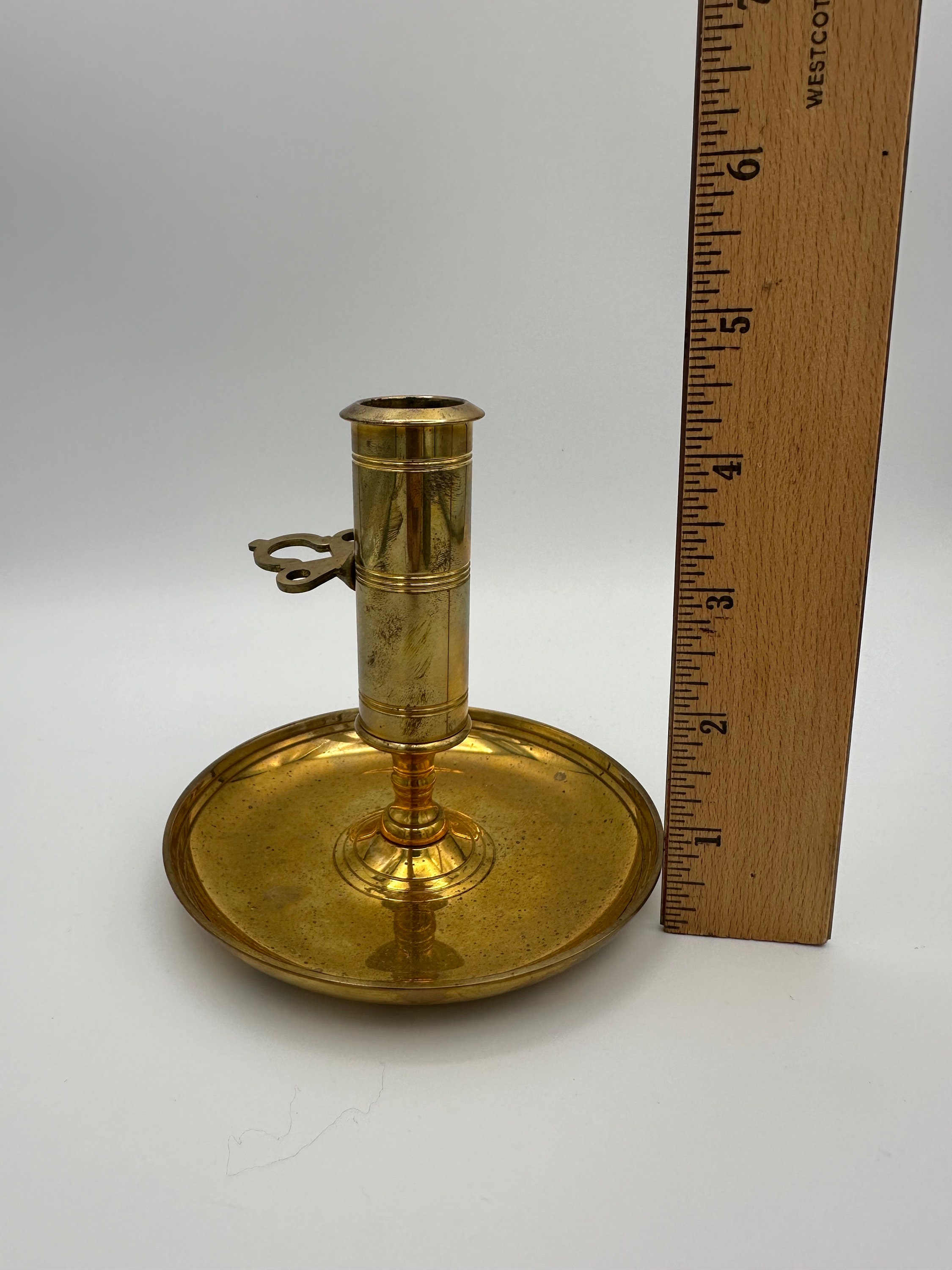 Vintage Swedish Skultuna Brass Candlestick Candle Holder ...