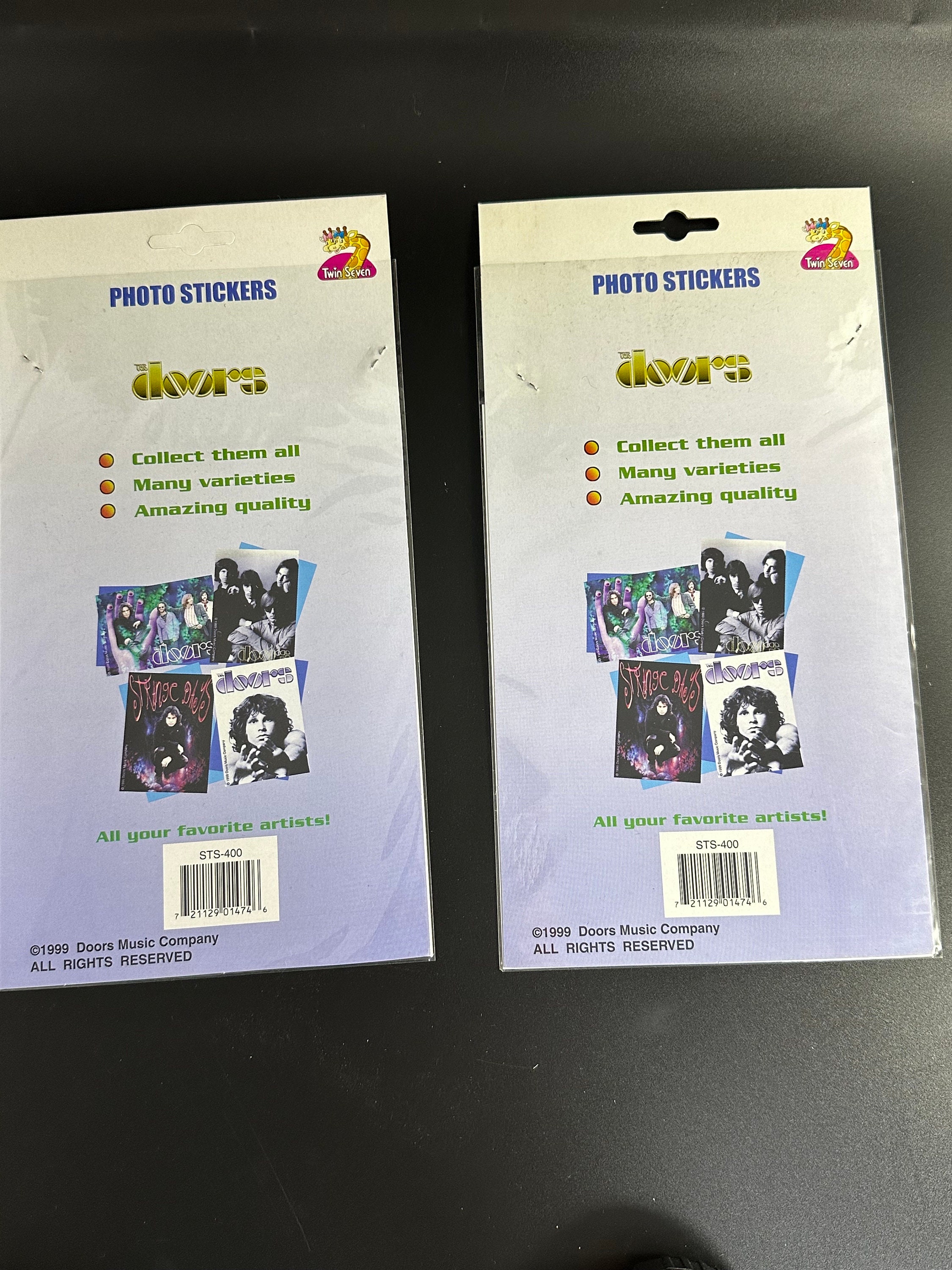 Vintage DOORS Jim Morrison Stickers 90s Unused Colorful Laser Photos ...