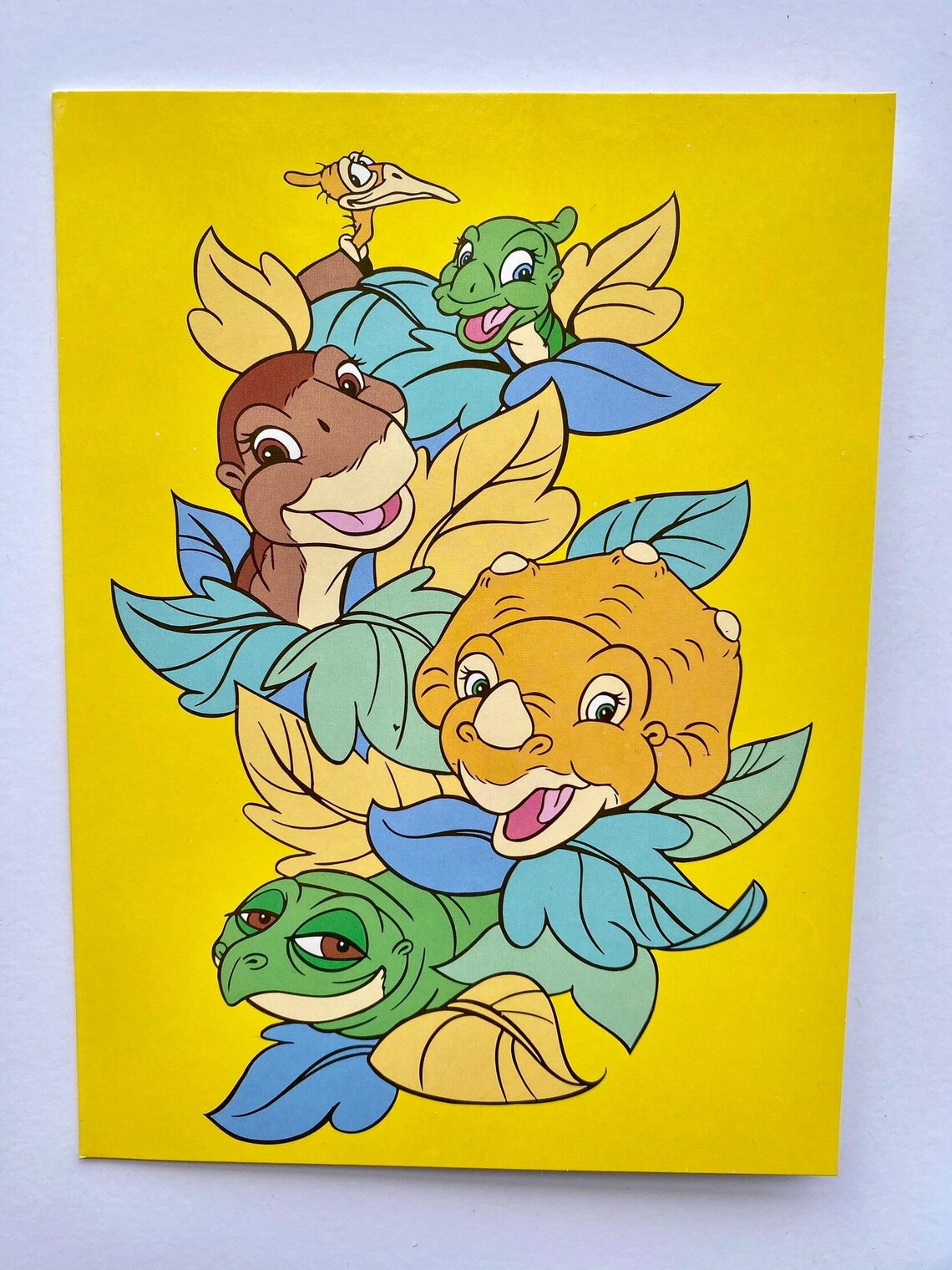 The Land Before Time Vintage 90s CARD Blank Inside All Occasion ...