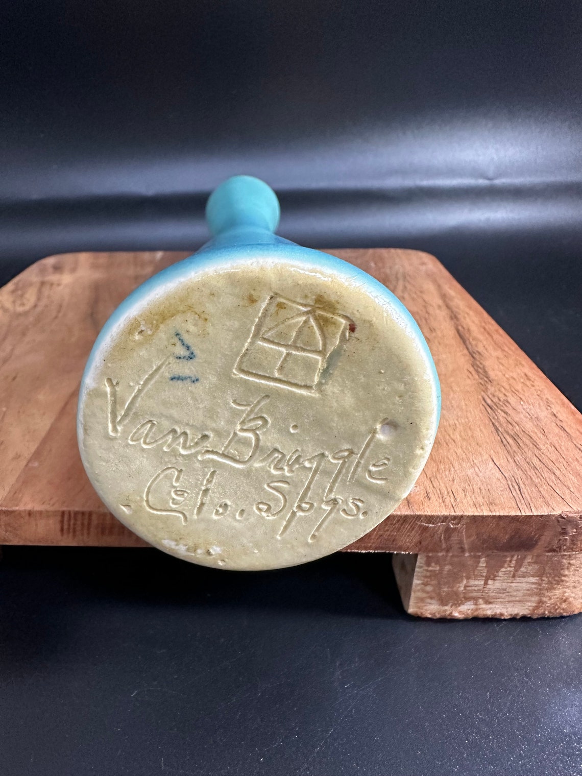 Van Briggle Blue Bud Vase - Etsy