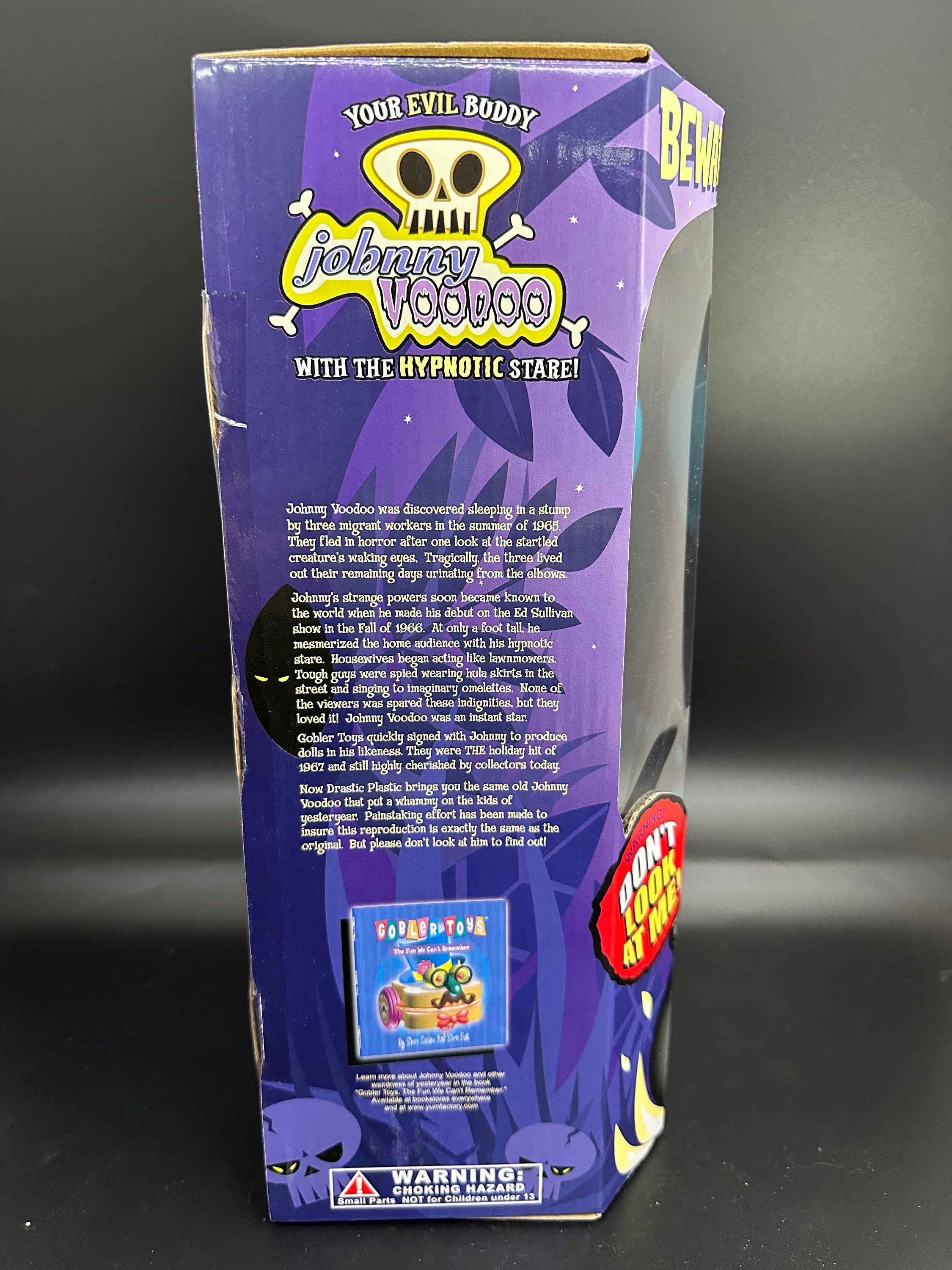 Evil Doll JOHNNY VOODOO Evil Buddy 12 Inch Hypnotic Eyes Figurine NIB ...