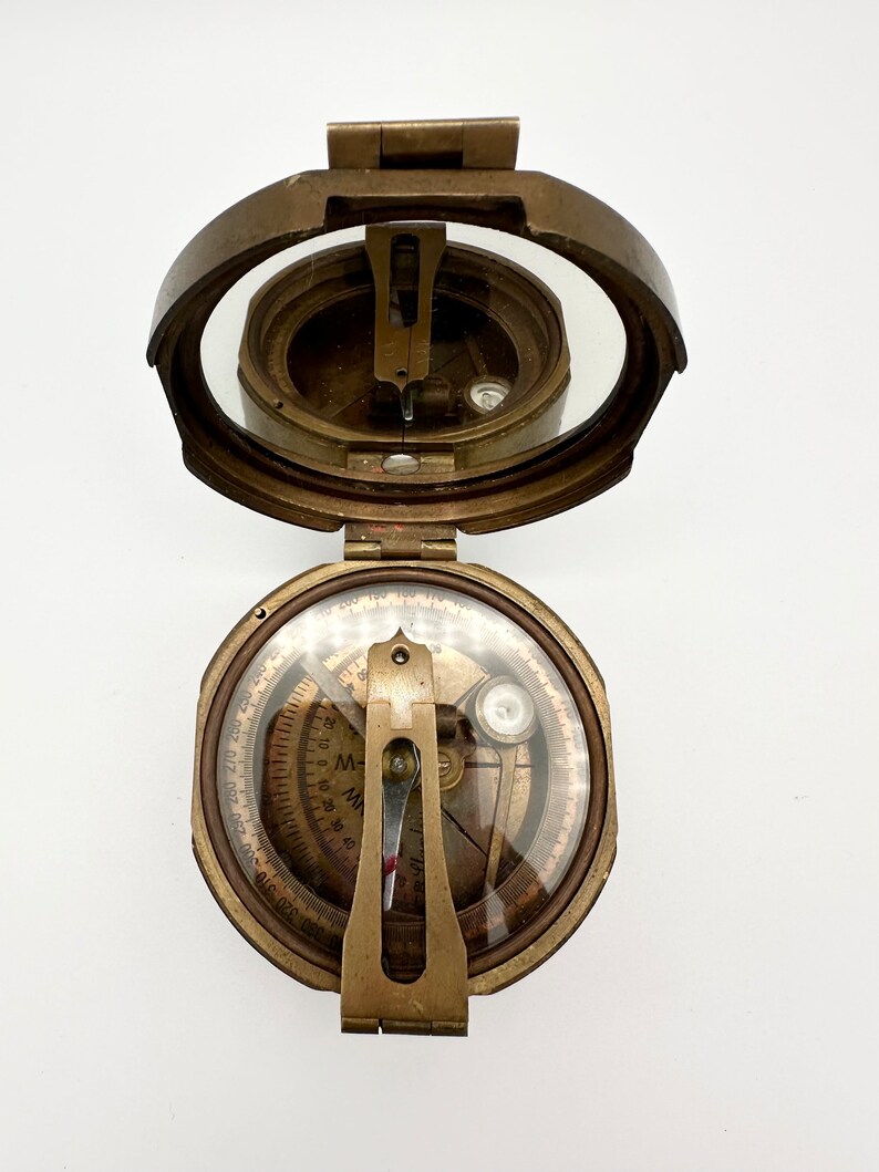 Vintage Stanley London Natural Sine Brass Compass Nautical - Etsy