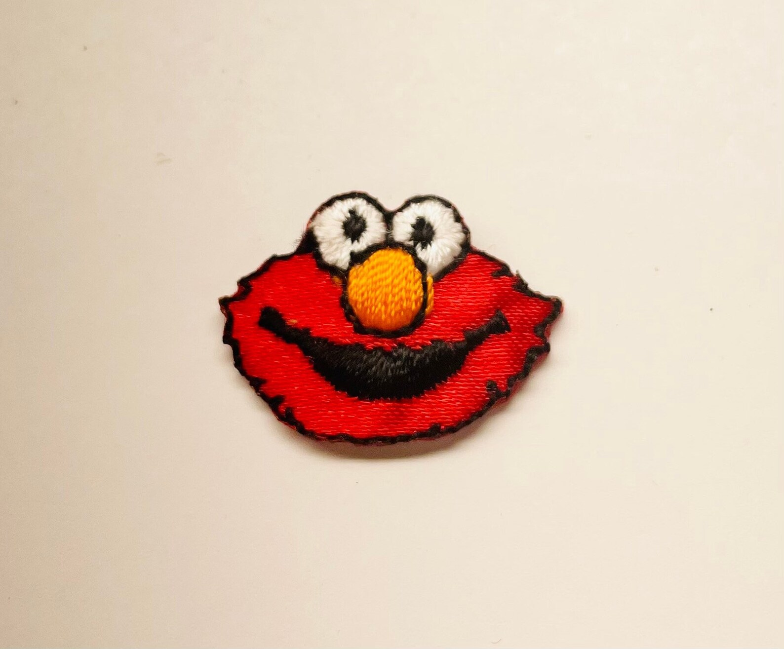 Elmo PATCH Sesame Street 80s Vintage Sew on Iron on Badge NOS Appliqué ...