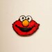 Elmo PATCH Sesame Street 80s Vintage Sew on Iron on Badge NOS Appliqué DIY Craft Gift Novelty ...