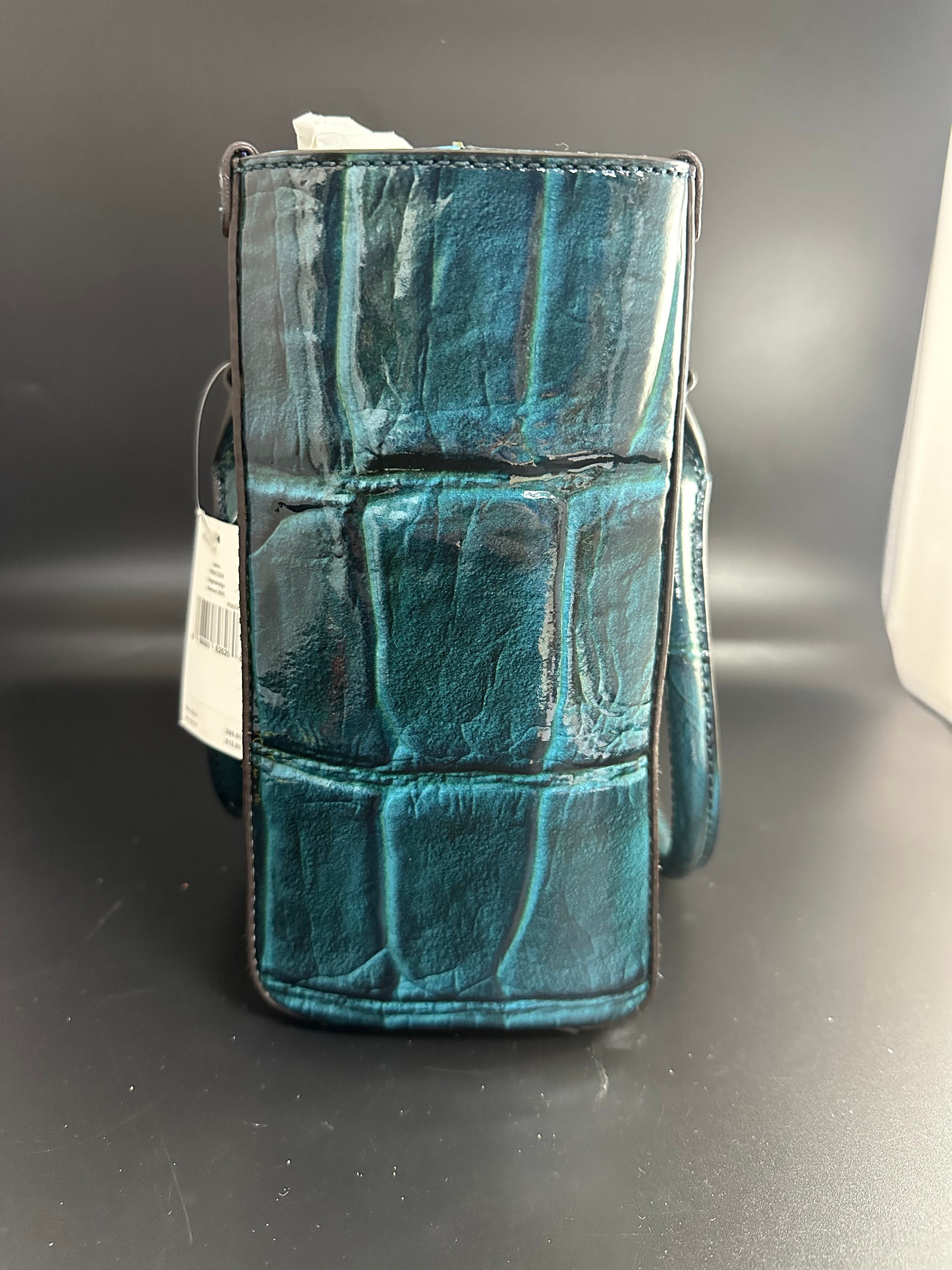 NWT Blue Kate Spade Crocodile Pattern Purse Teal Handbag - Etsy