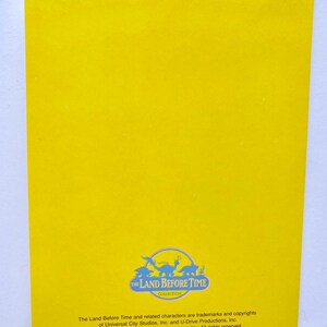 The Land Before Time Vintage 90s CARD Blank Inside All Occasion ...
