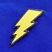 Lightning BOLT Patch Lightning Strike MINI Bright Yellow Quality ...