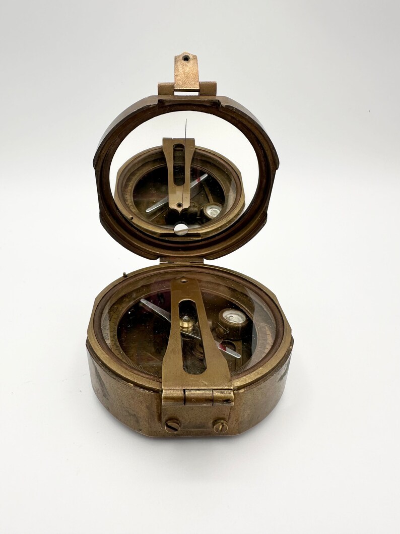Vintage Stanley London Natural Sine Brass Compass Nautical - Etsy