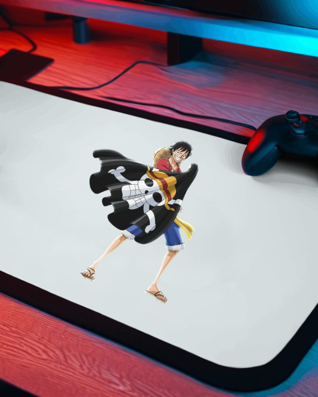 Luffy One Piece Svg Anime Boys Game Room Keyboard One - Etsy