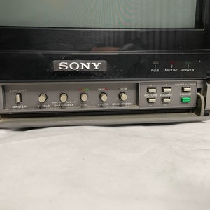 Sony Trinitron 12 CRT Retro Gaming Monitor KX-1211HG 1982 Tested - Etsy