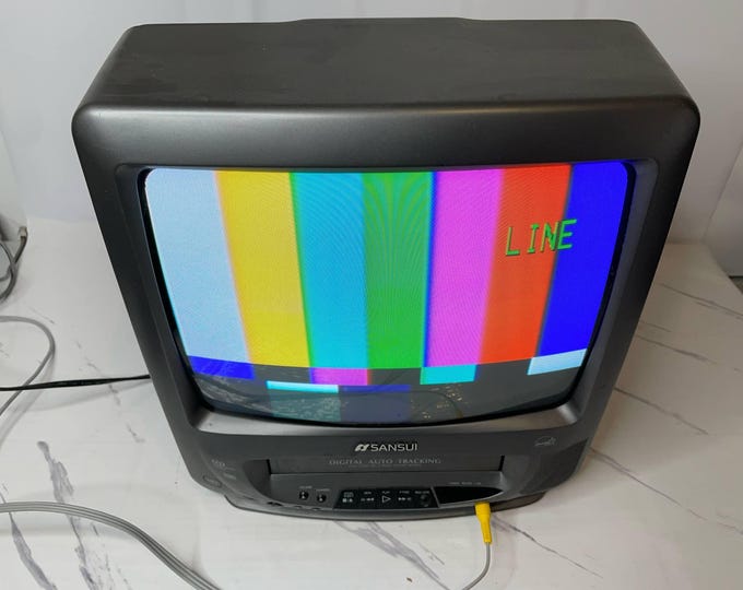 Magnavox 13" Color TV/DVD Combo Retro Gaming Model CD130MWS Works! No ...
