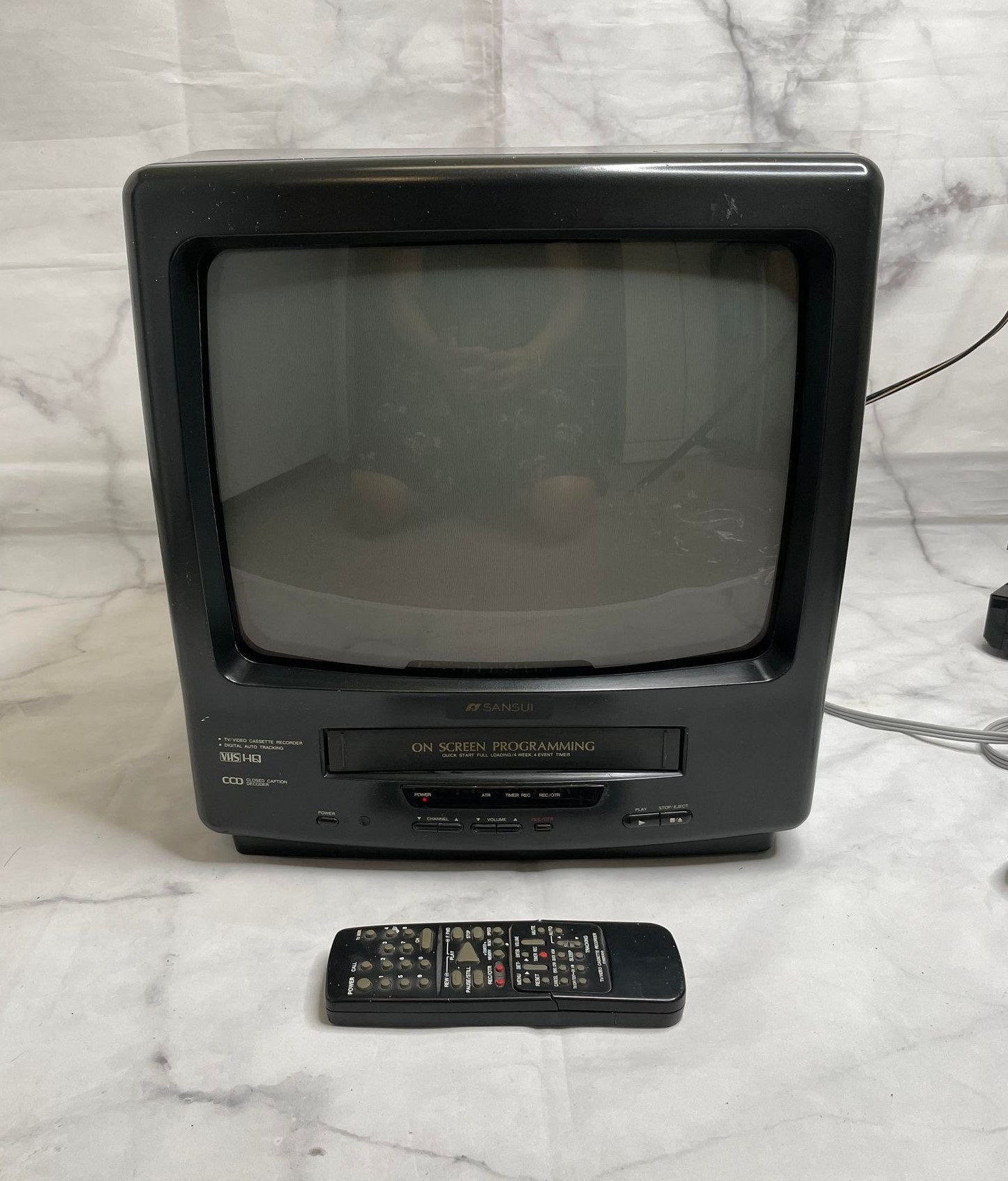Sansui CRT TV 13 Retro Gaming Color Television W/ Remote - Etsy