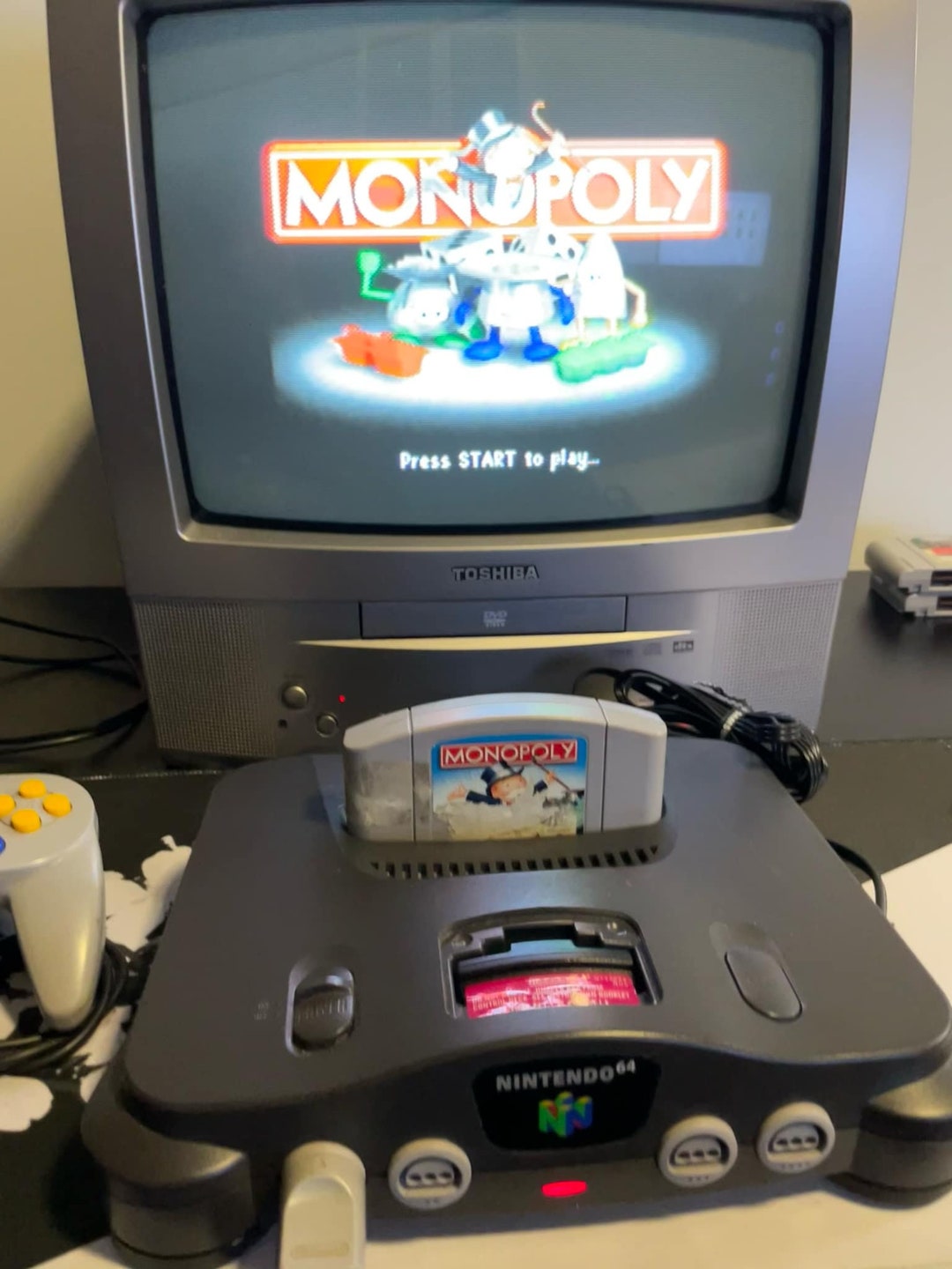 Monopoly N64 Authentic (nintendo 64, 1999) Cart Only, Clean Contacts ...