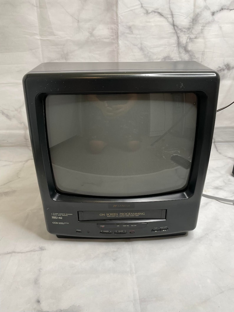 Sansui CRT TV 13 Retro Gaming Color Television W/ Remote - Etsy