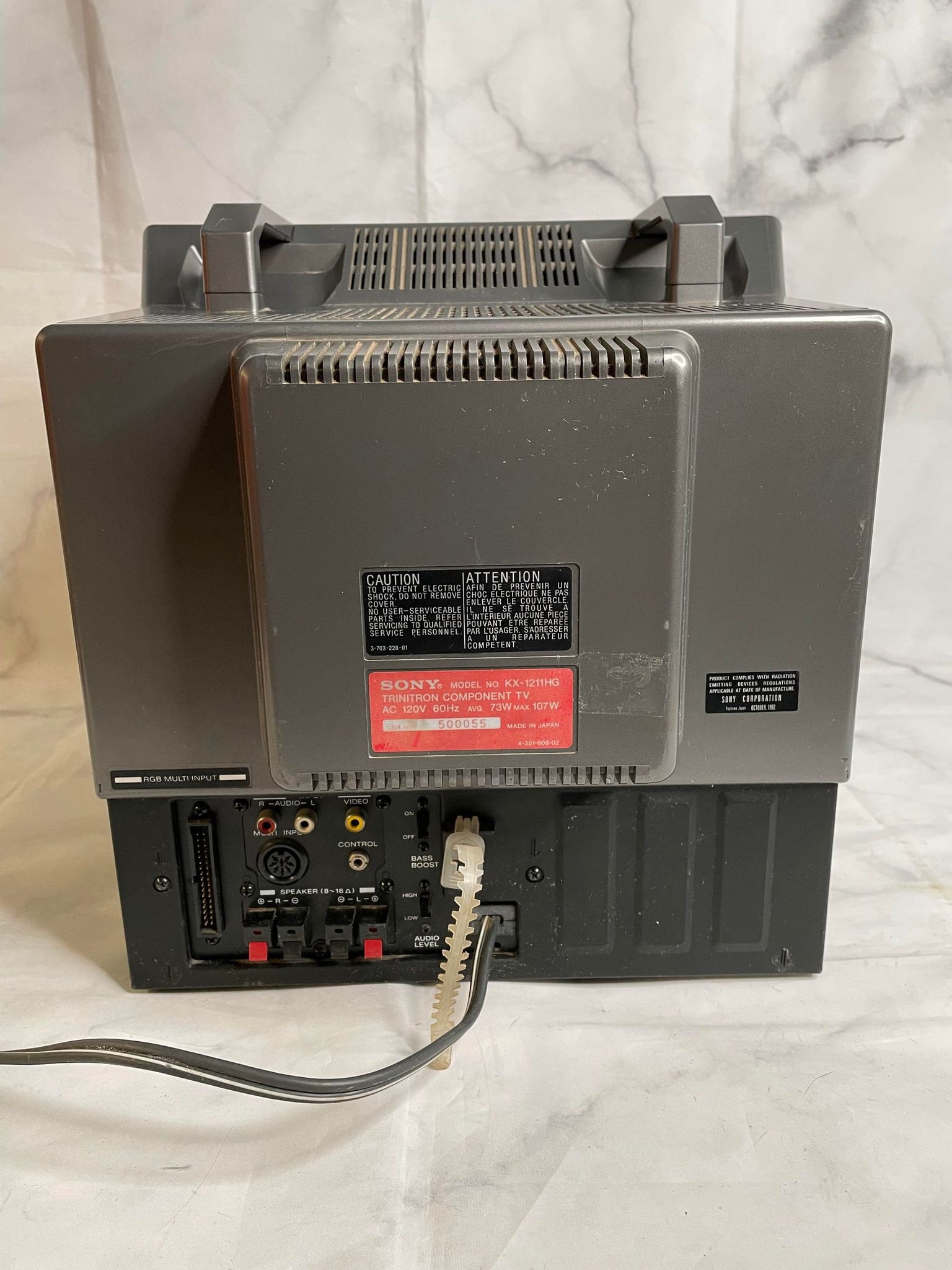 Sony Trinitron 12 CRT Retro Gaming Monitor KX-1211HG 1982 Tested - Etsy