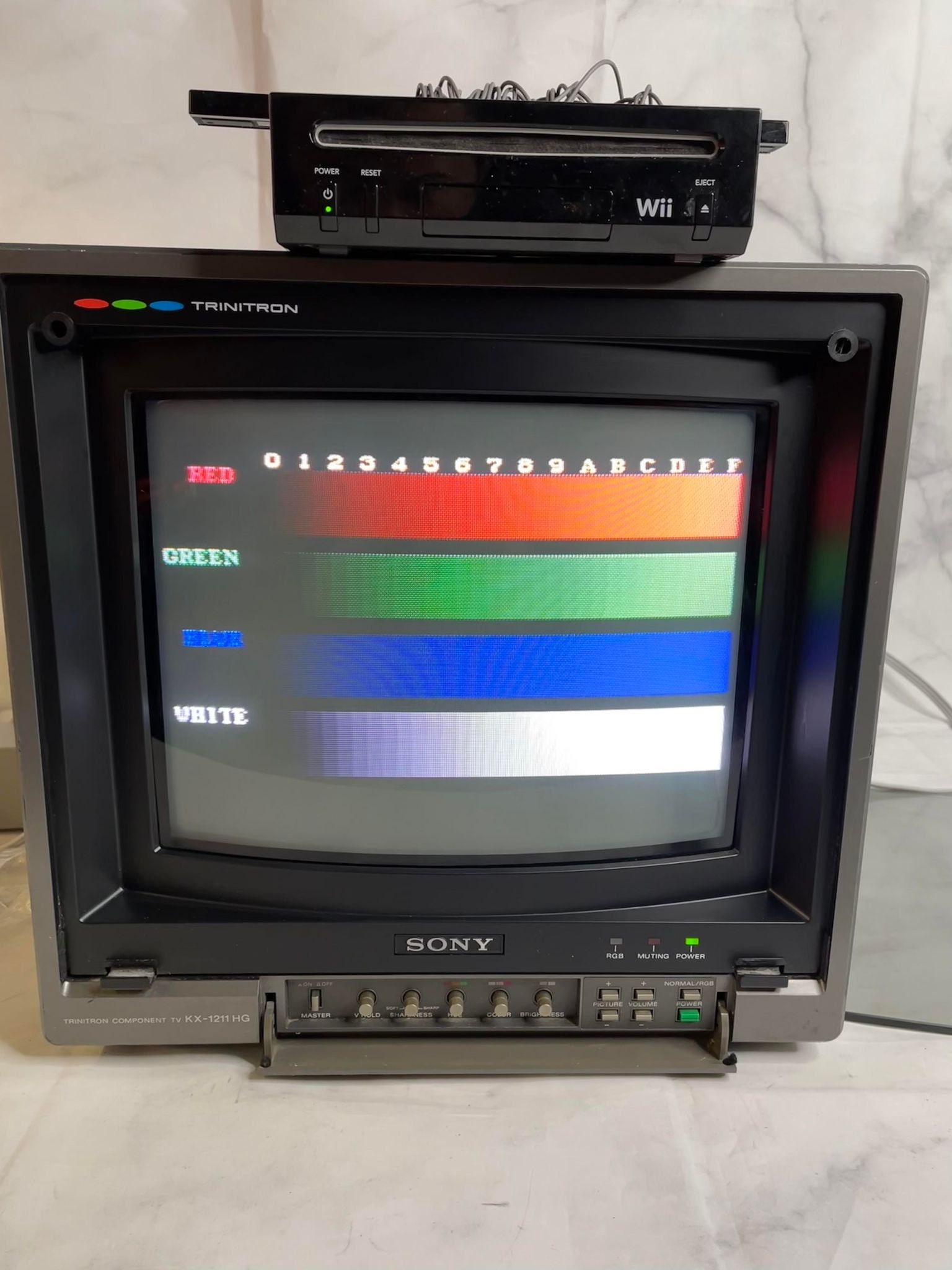 Sony Trinitron 12 CRT Retro Gaming Monitor KX-1211HG 1982 Tested - Etsy