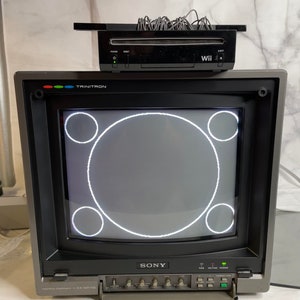 Sony Trinitron 12 CRT Retro Gaming Monitor KX-1211HG 1982 Tested - Etsy