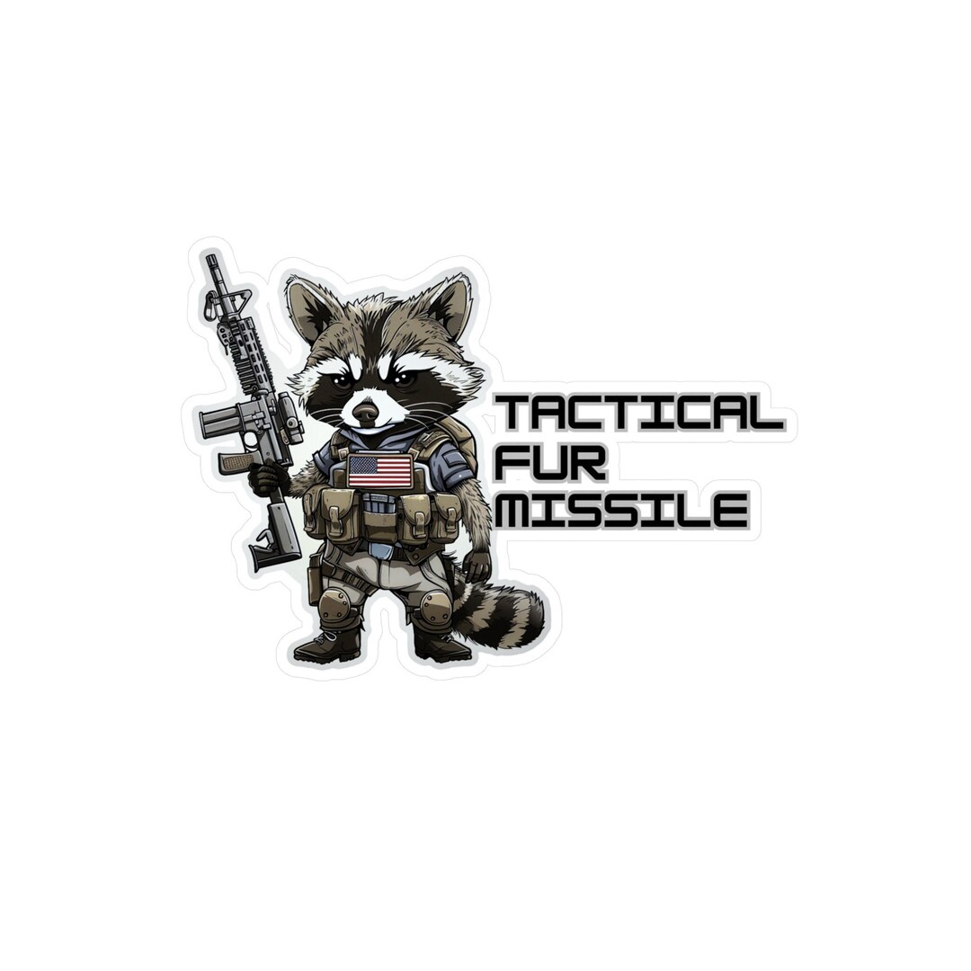 Tactical Fur Missile Sticker - Etsy