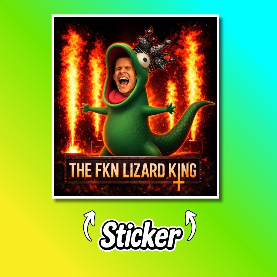 Sullivan King Lizard King Sticker - Etsy