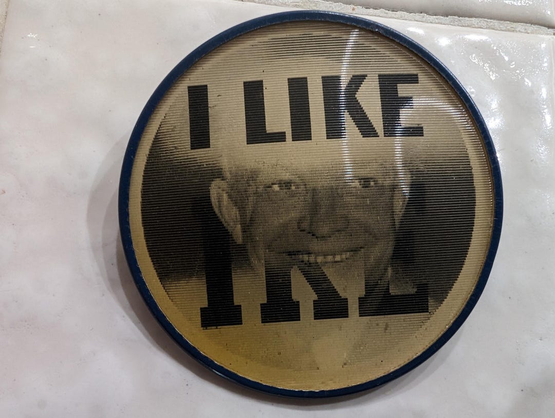 I Like Ike Campaign Pin - Etsy