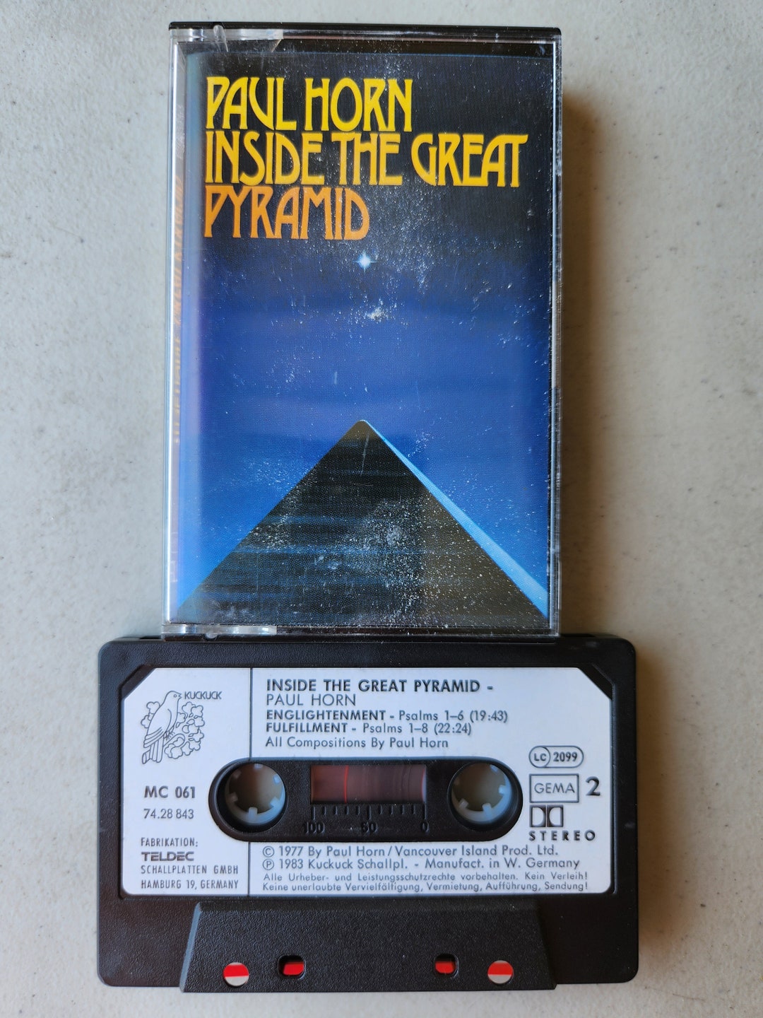 Music Cassette-inside the Great Pyramid Cassette Tape - Etsy