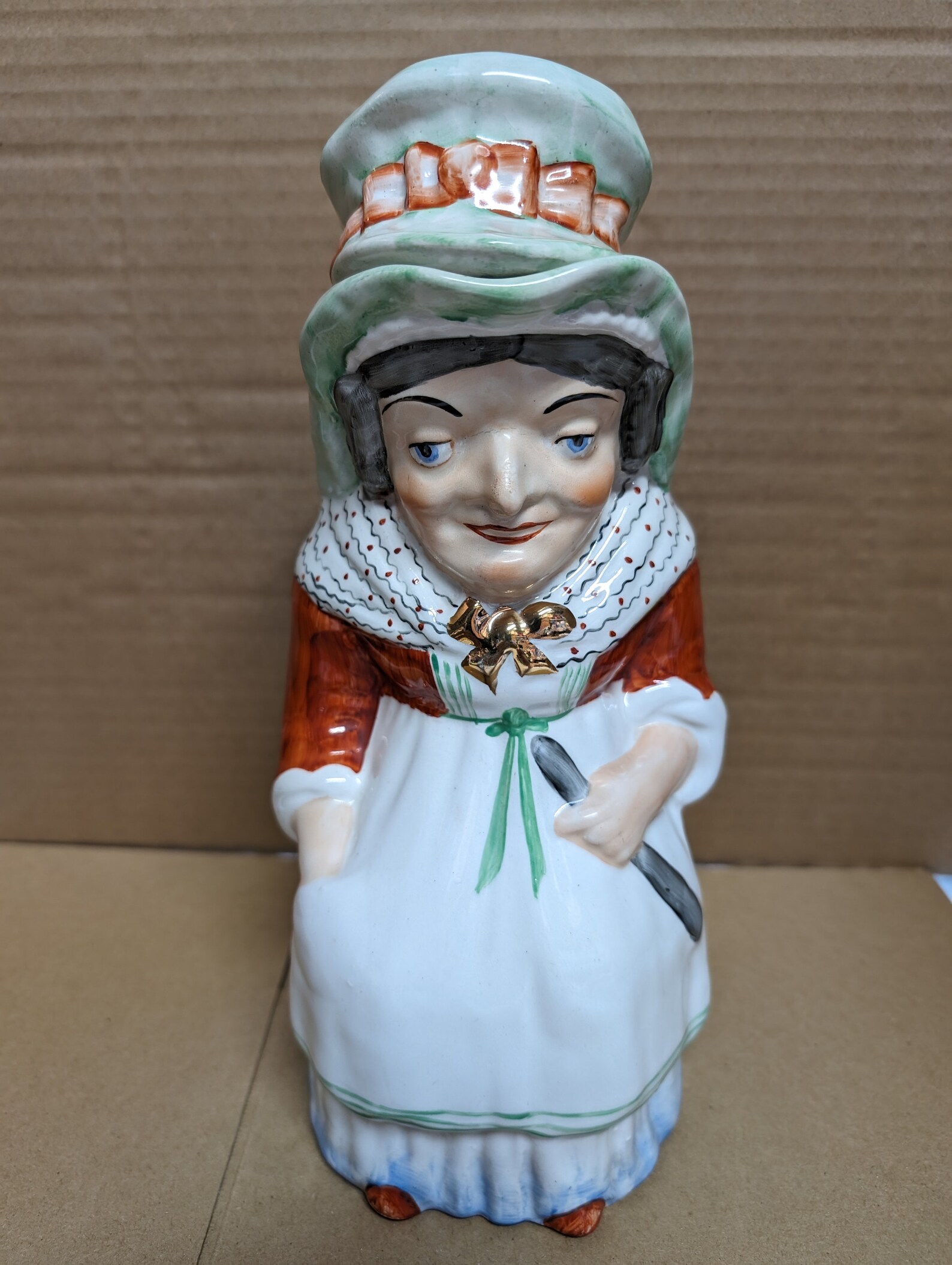 Antique Accesory-vintage Staffordshire Ware Lady Toby Punch Jug - Etsy