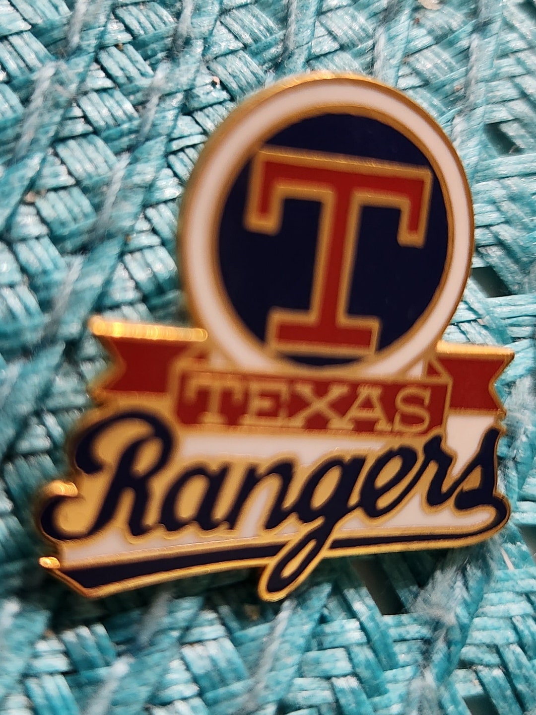 Vintage Texas Rangers Lapel Pin - Etsy