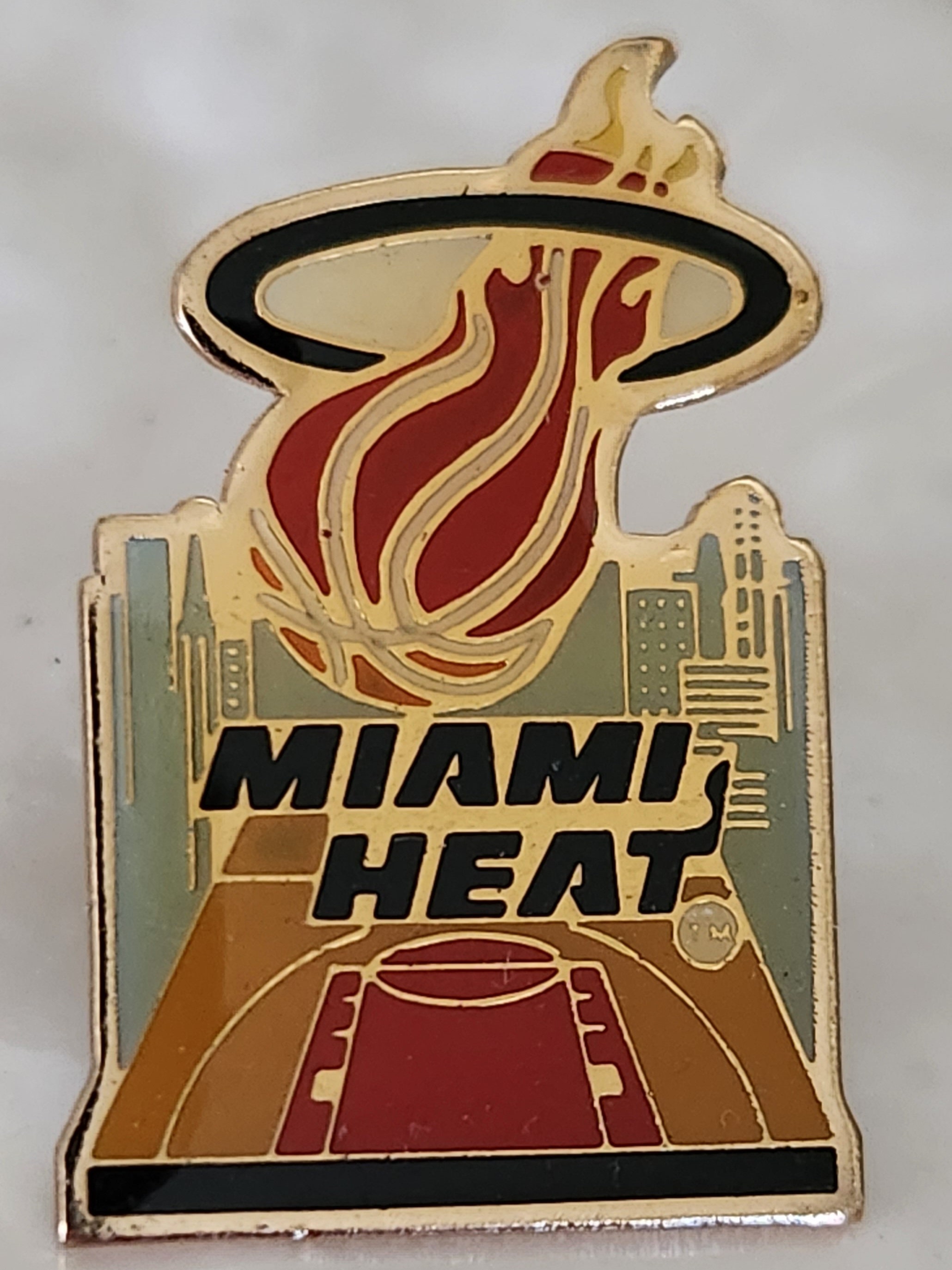 Miami Heat Lapel Pin - Etsy