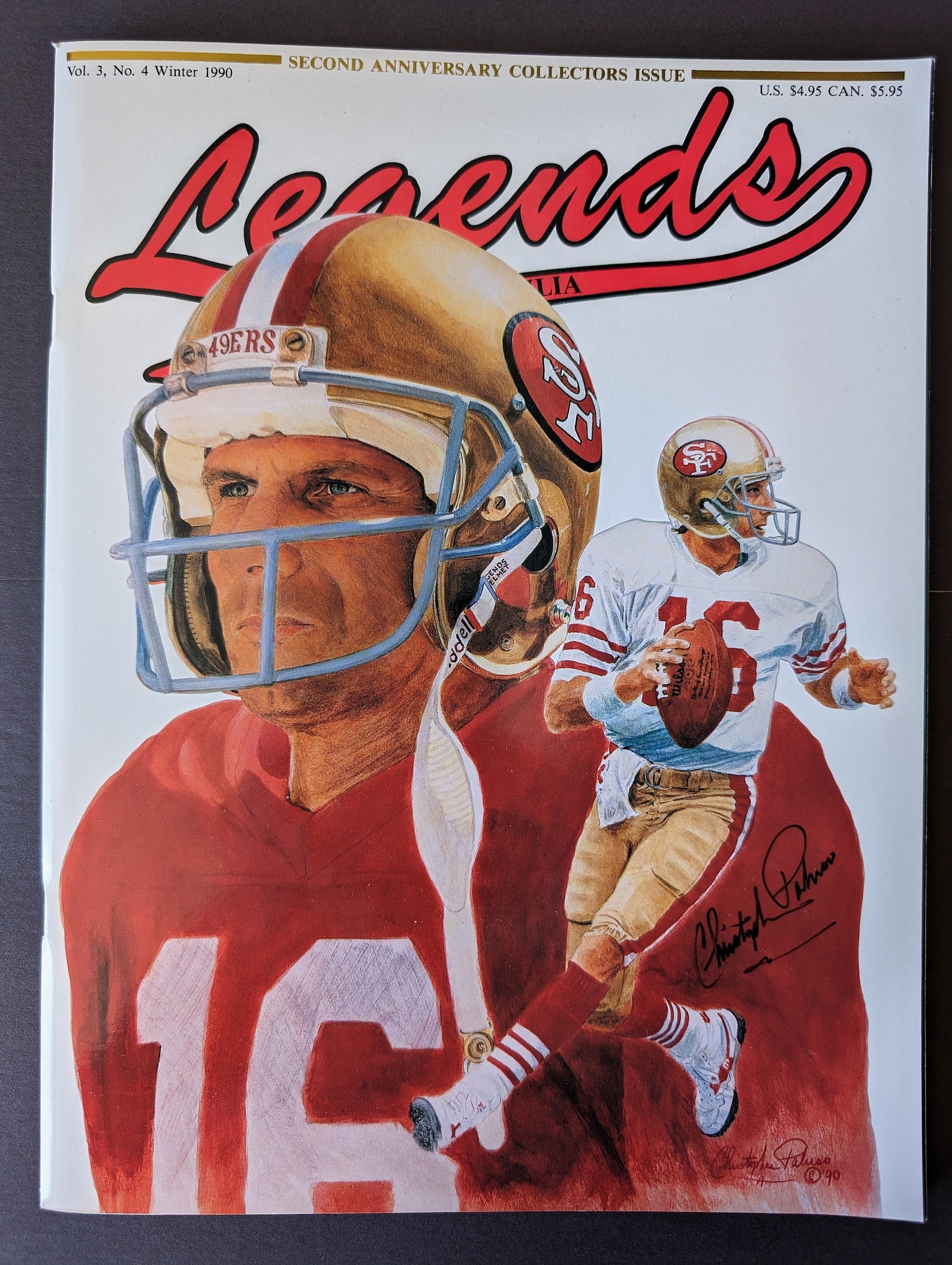 Legends Magazine Joe Montana - Etsy