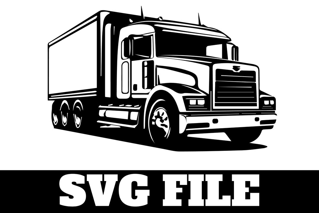 Trucking SVG Logistics Logo Box Truck Logo Truck SVG - Etsy