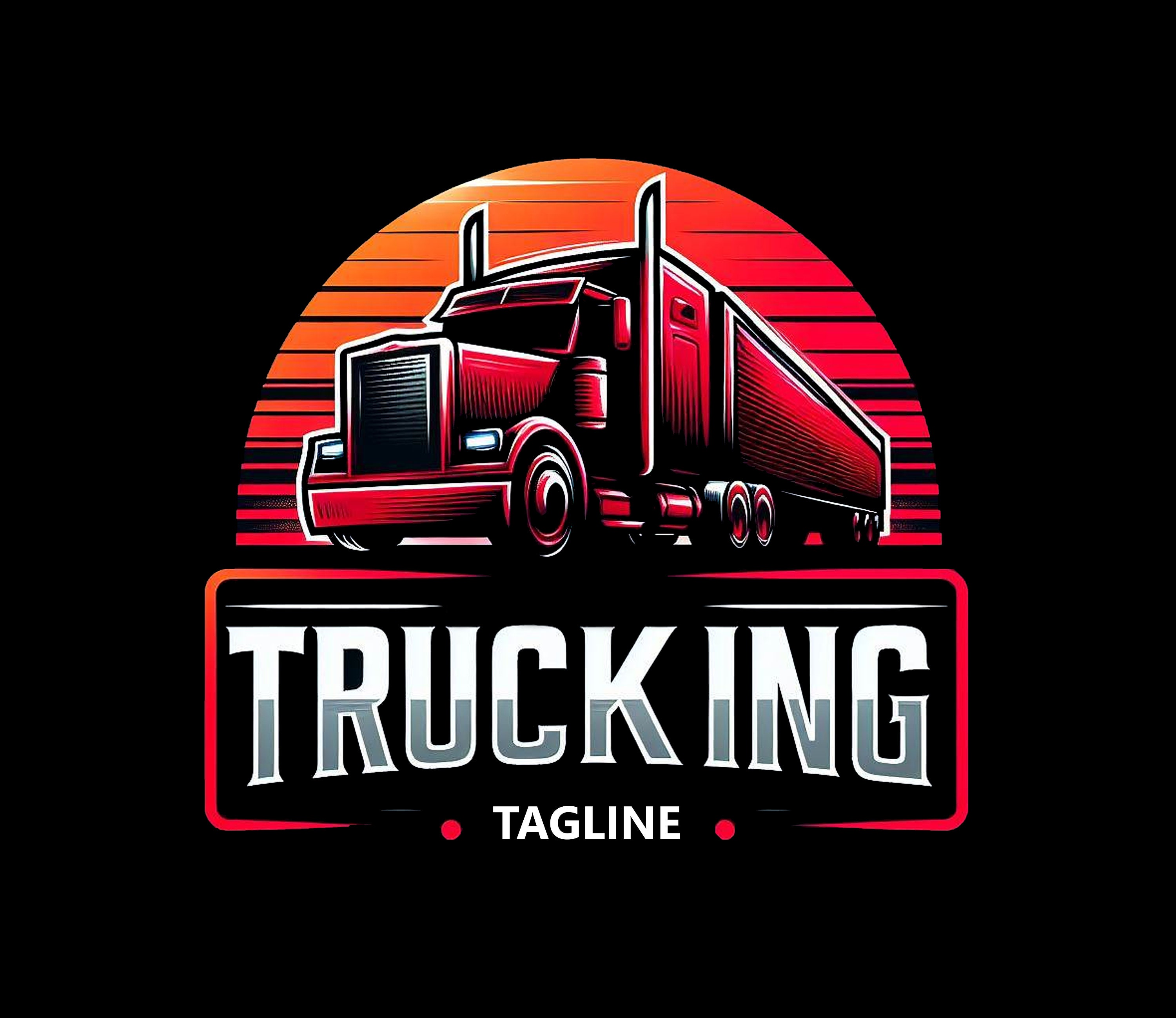 Trucking Logo Logistics Logo Box Truck Logo Truck SVG - Etsy