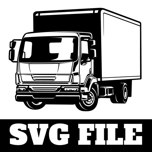 Box Truck Svg - Etsy