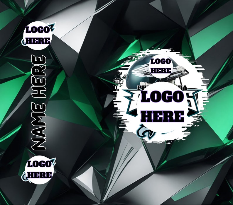 Philadelphia Eagles Sublimation Tumbler Wrap Sublimation Design Tumbler ...