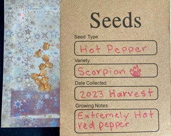 Salkim Biber Turkish Turkey Chile Hot Pepper Premium Seed Packet - Etsy