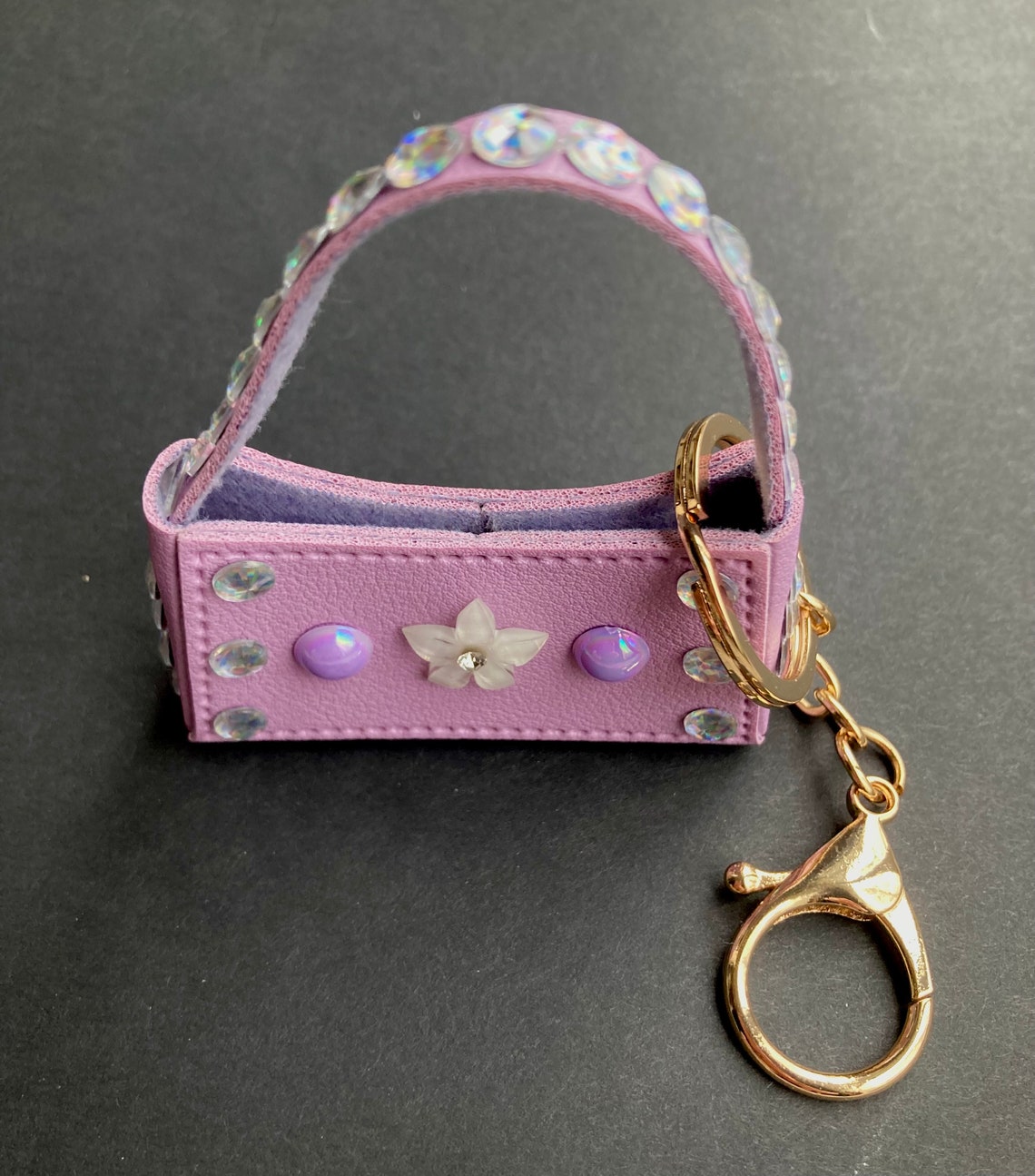Mini Gem Purse Keychain - Etsy