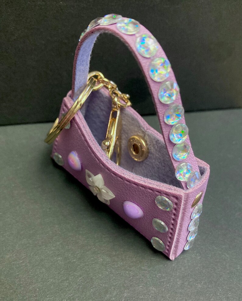 Mini Gem Purse Keychain - Etsy